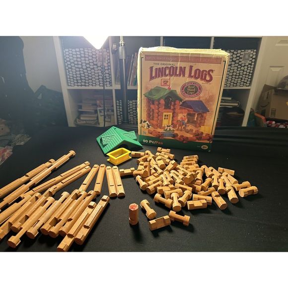 No Brand | Toys | Original Lincoln Logs White River Ranch 8 Pieces 885 ...